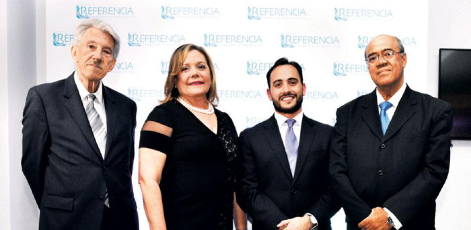José Miguel Paliza, Patricia León, Jean Pierre Taboada y Guarionex Brache.
