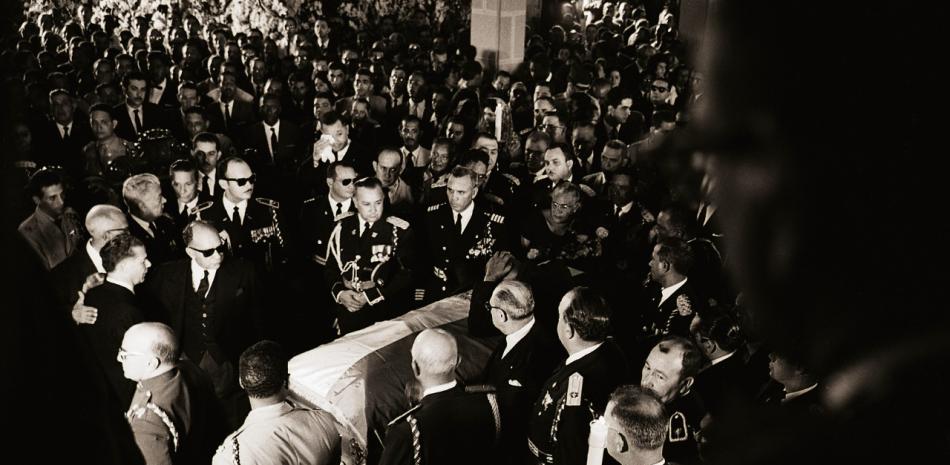 Foto del funeral de Trujillo, 2 de junio de 1961. Getty Images