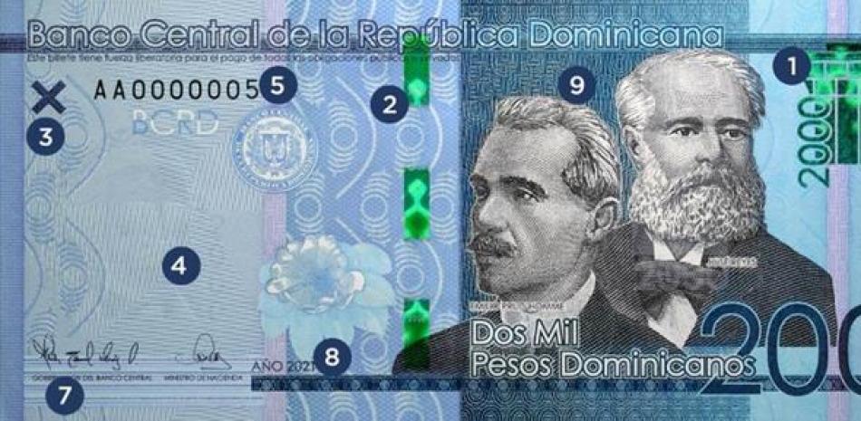 Billete de RD$2,000.