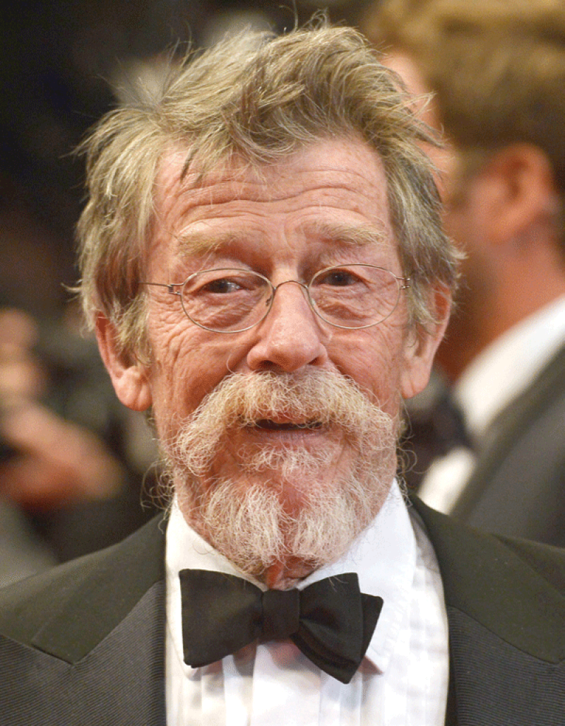 Actor. John Hurt murió de cáncer a los 77 años.