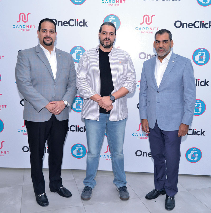 Carlos Jiménez, Daniel Abreu y Luis Bencosme.