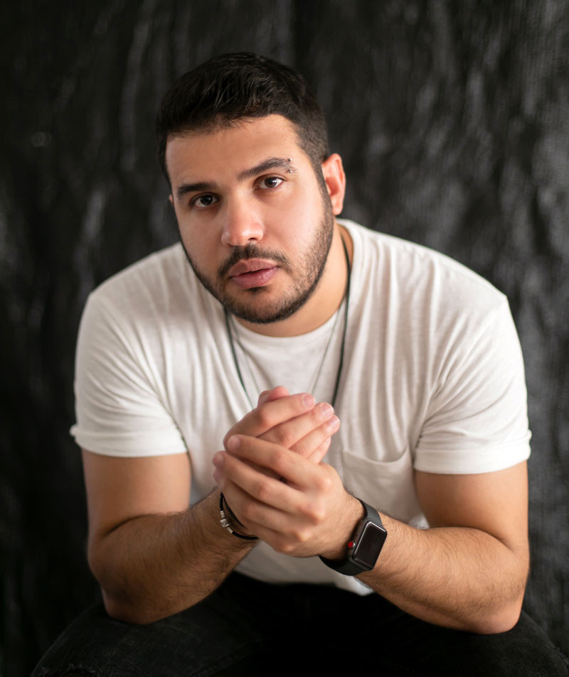 Cantautor. Pamel cantó dos noches en Acrópolis Center.