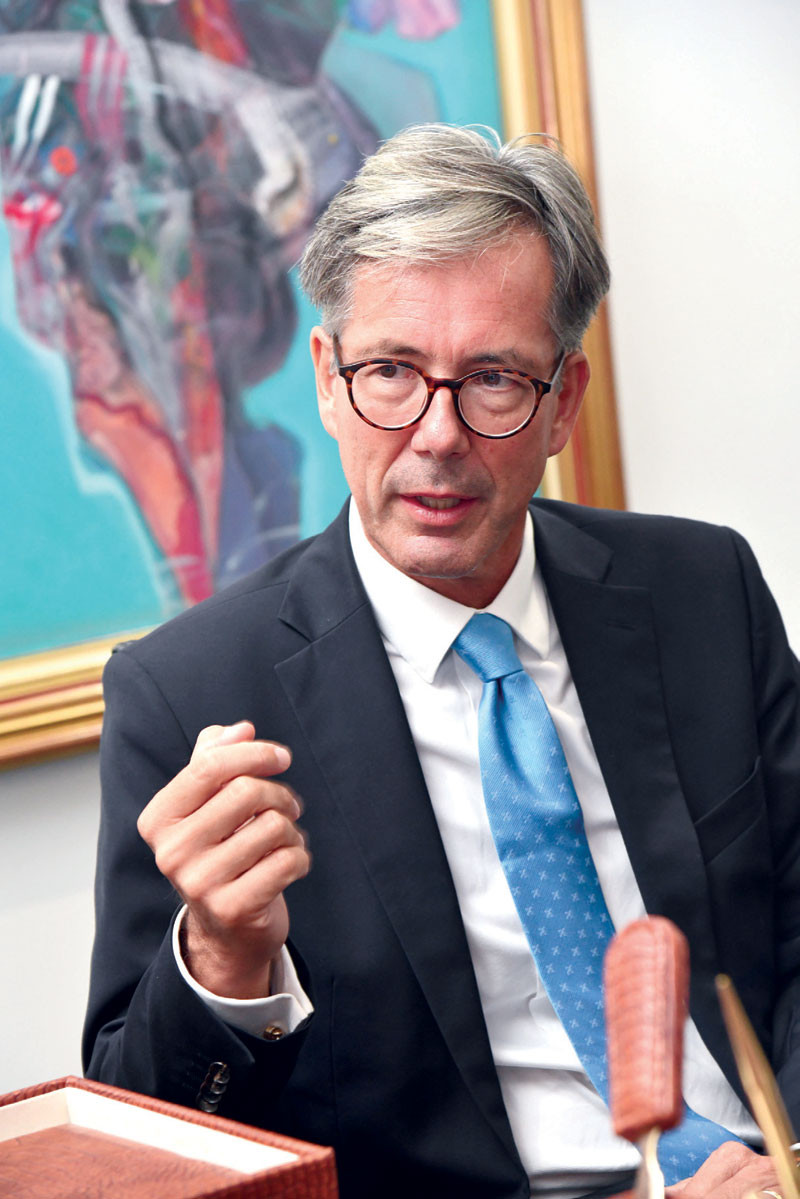 DIPLOMÁTICO. Volker Pellet, embajador de Alemania en República ...