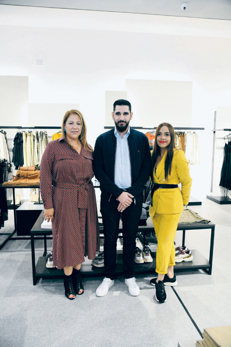 Magui Infante, Mack Ibrahim y Johanna Mieses. ARTURO PÉREZ/LD