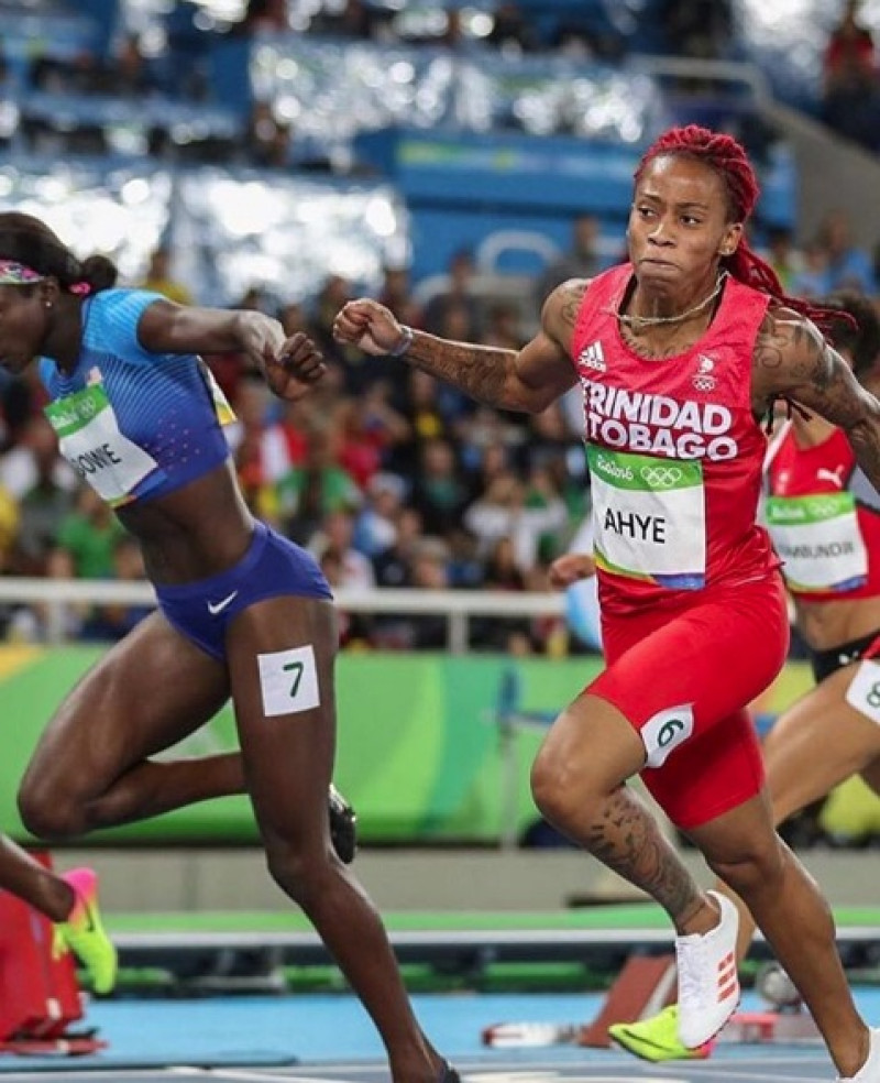 Fotografía de la velocista Michelle-Lee Ahye/ Crédito Instagram