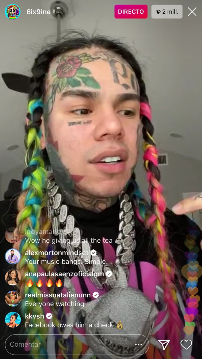 "El rapero Tekashi 69 llegó a un millón de visitas en solo minutos, en ...