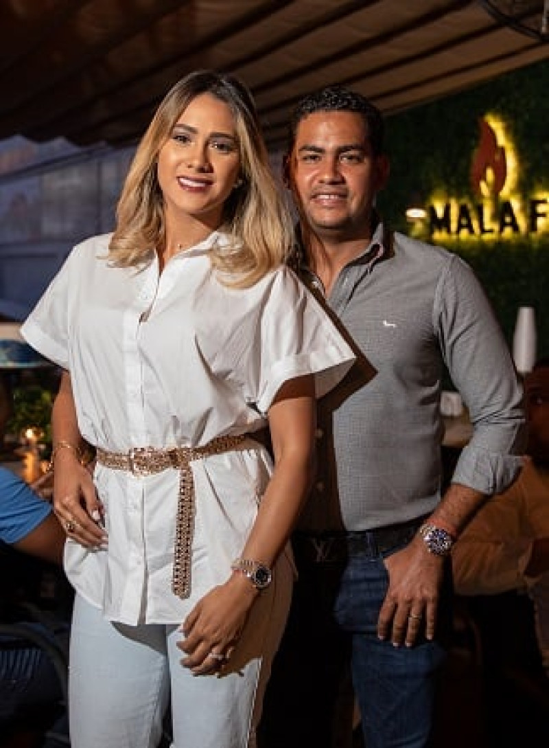 Génesis Arias y Francisco Abreu.