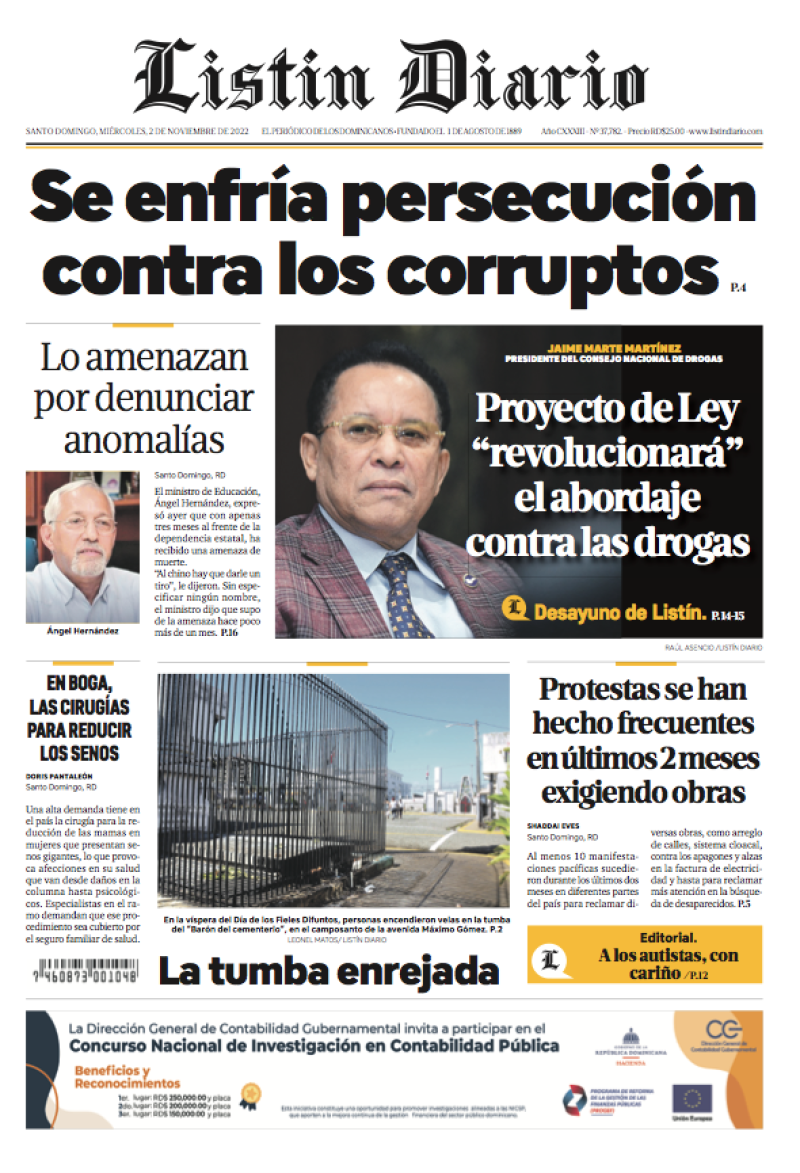 "Listín Diario 02-11-2022"| Listín Diario